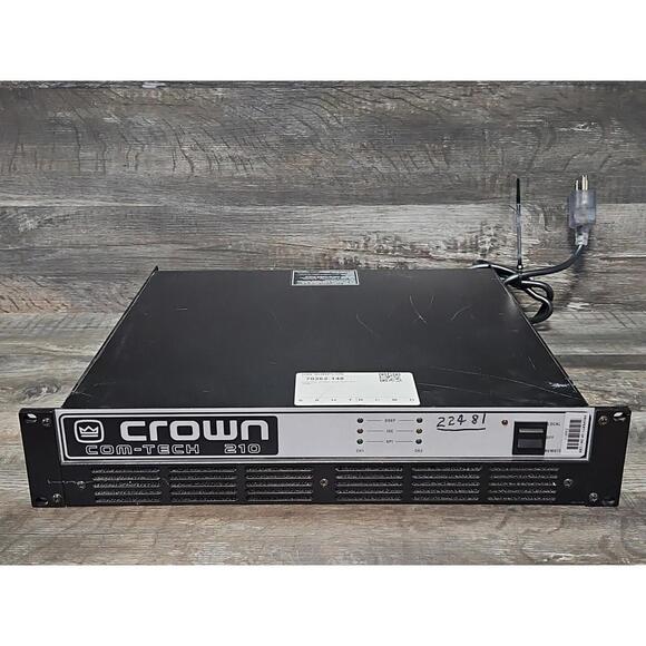 Crown | Other | Crown Comtech 2 2channel Power Amplifier Programable ...